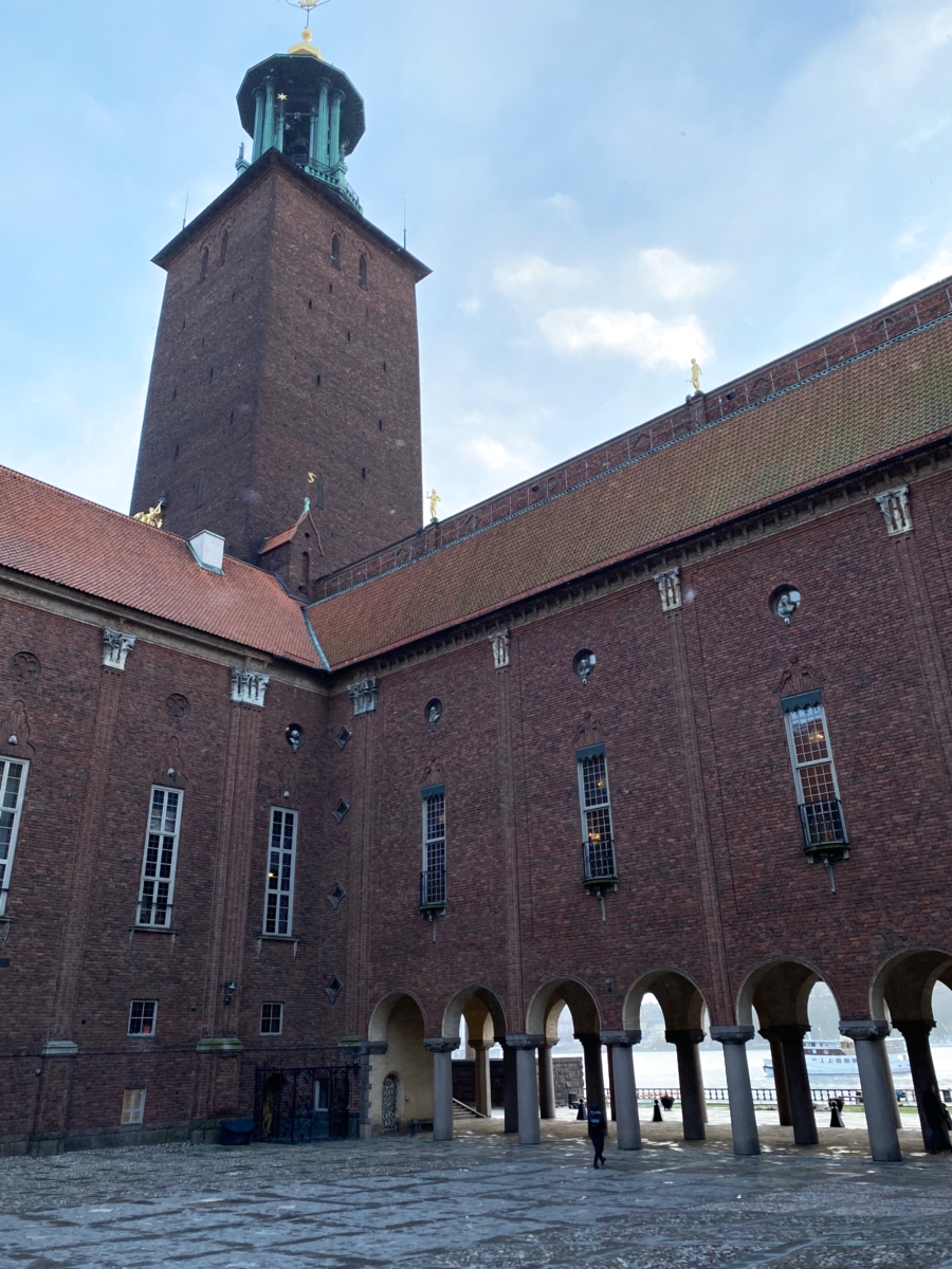 Stockholm City Hall, a building with multiple Nobel prizes (SWEDEN ...
